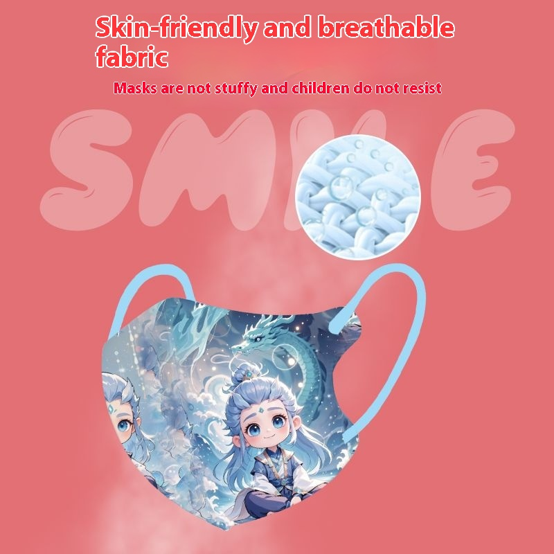 [0-12 Years]50PCS 3D Duckbill Kids Face Mask 3ply Breathable Protective ...