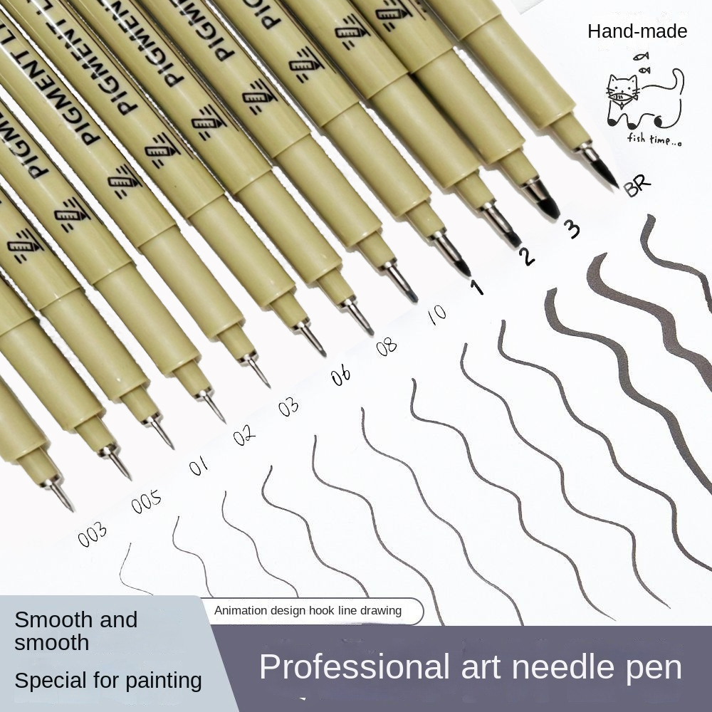 Needle Pen for Quick Drawing and Tracing; Perfect for Student Art Pen ...