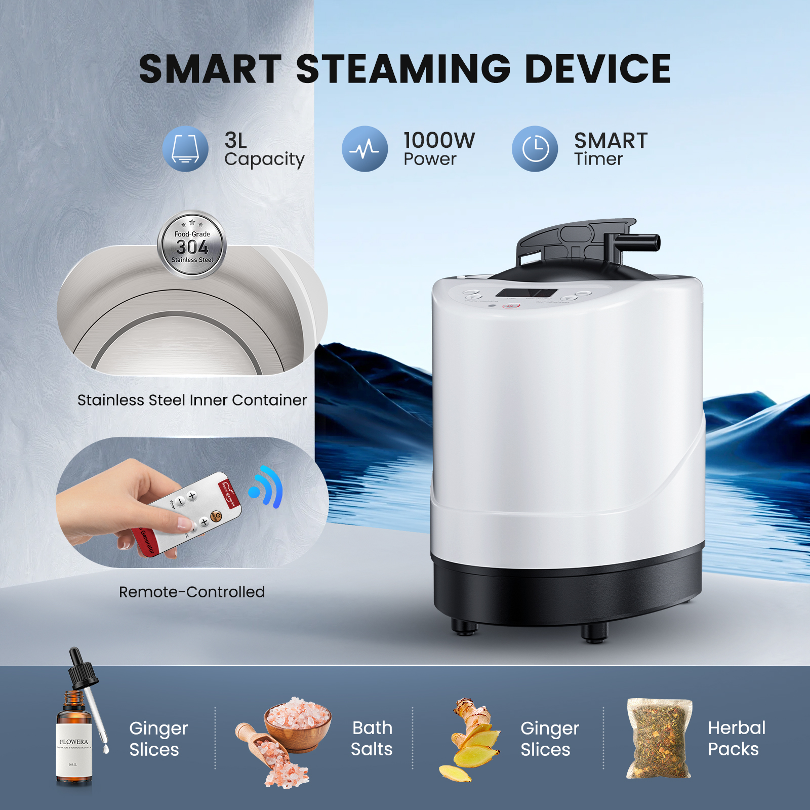 in stock! 2025 Sweat steaming box household bracket portable full body ...