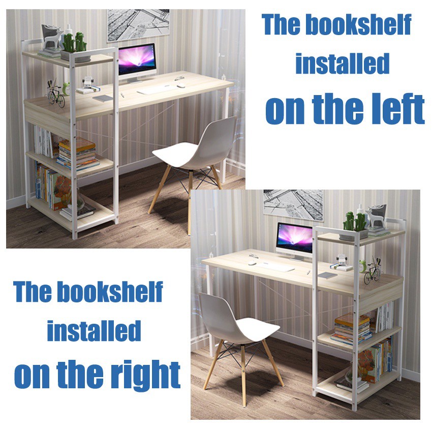 120cm Modern Computer Desk Study Deck Writing Desk Office Table With ...