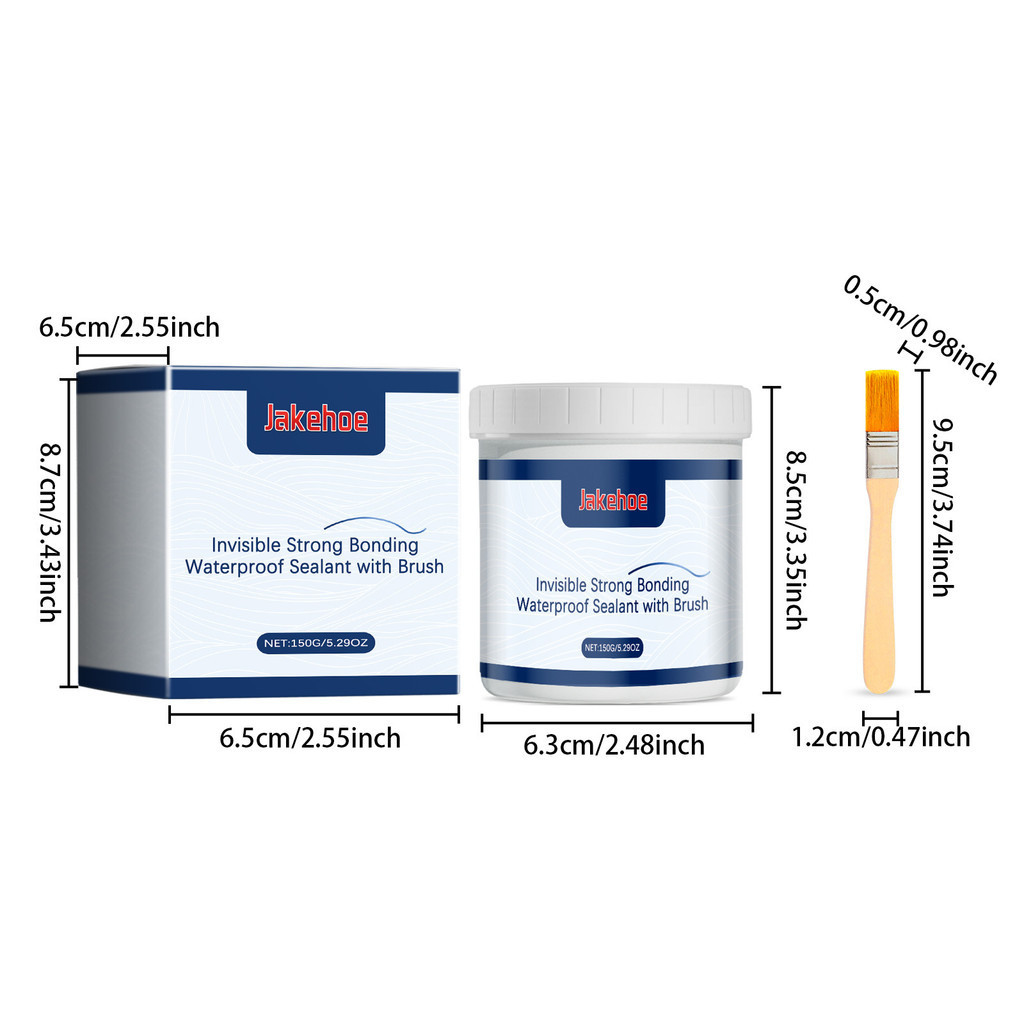 Strong Invisible Waterproof Sealant – 150ml Transparent Adhesive with ...