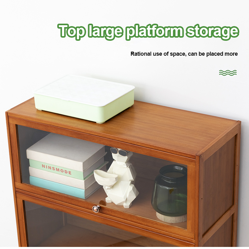 Almari Dapur Bertutup 1/2/3/4/5 Layes Kitchen Storage Rack Transparent ...