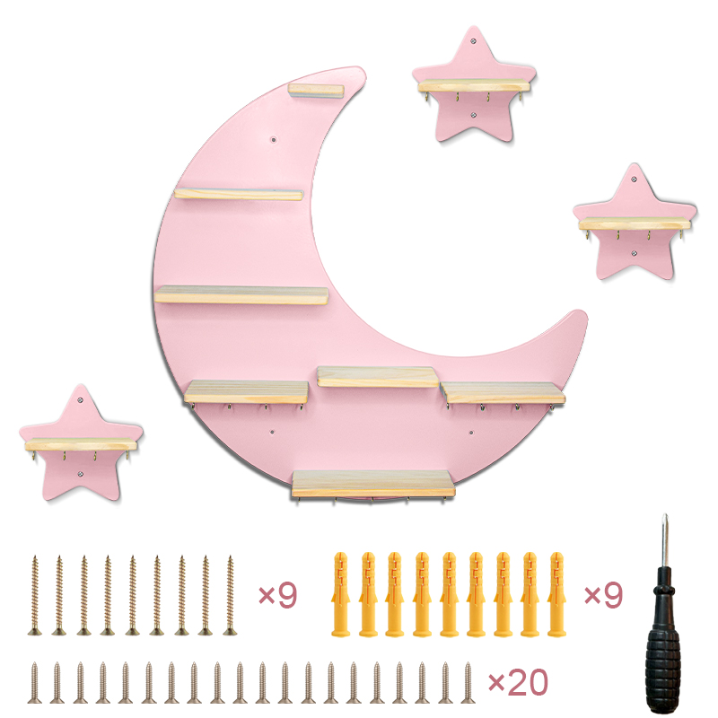 For popmart For labubu Wooden Hanging Display Shelf for Dolls & Blind ...