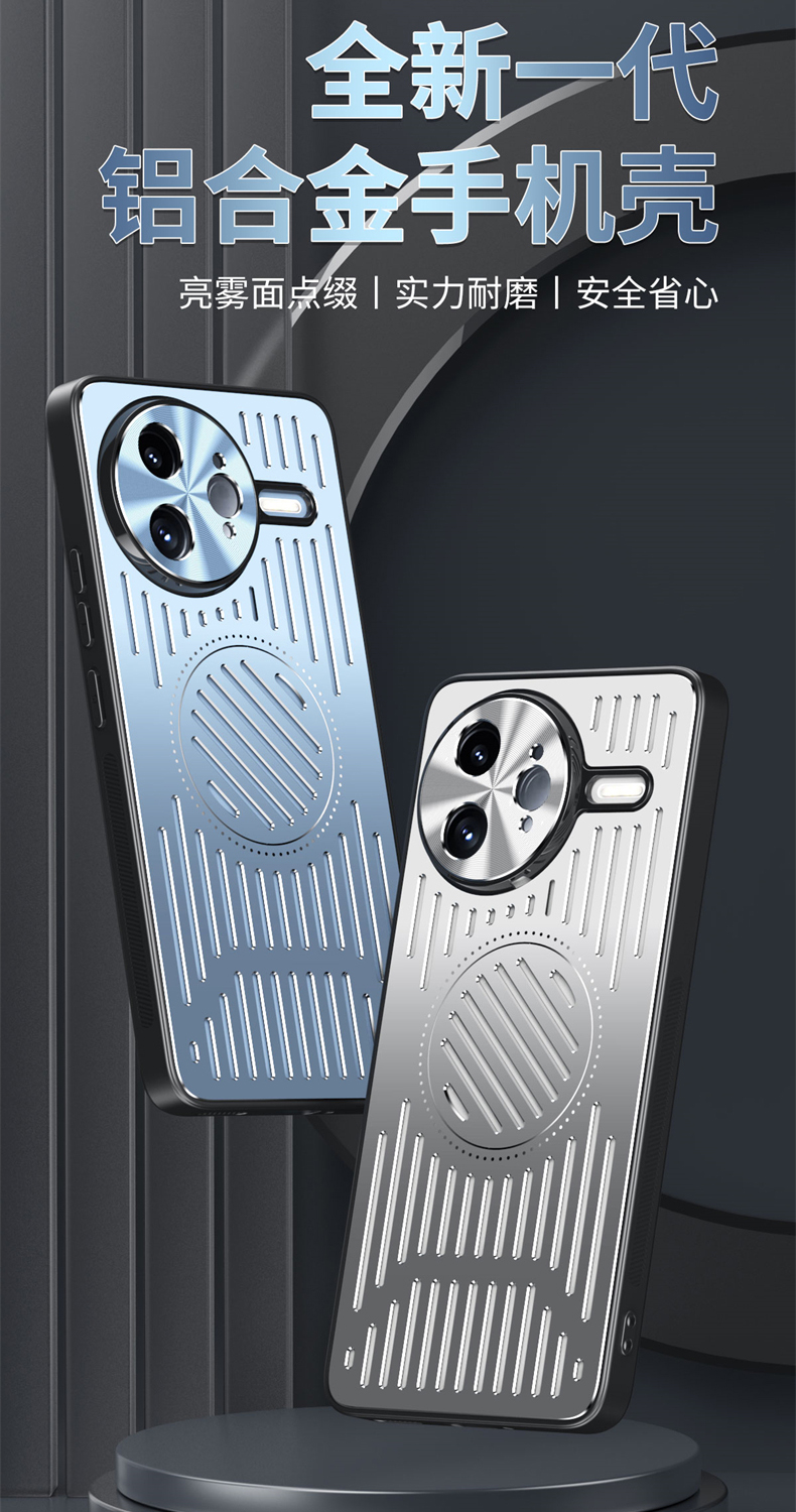 Aluminum Alloy Heat Dissipation Phone Case for POCO F7 Ultra F6 F5 X6 ...