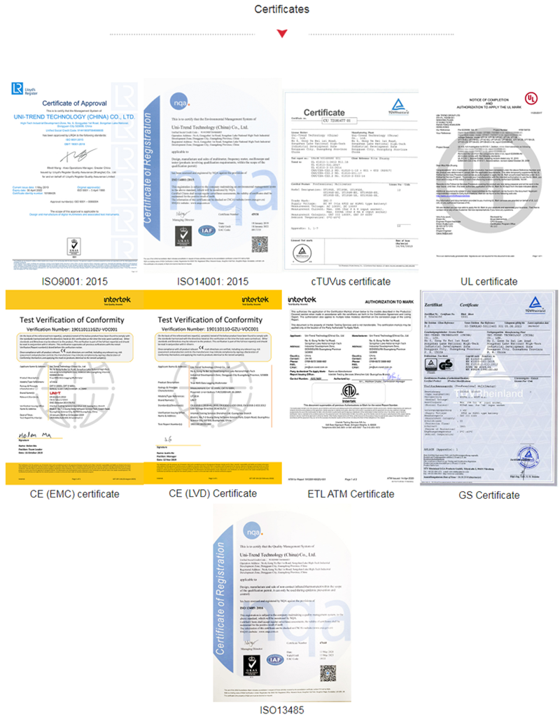 UNI-T UT120A/UT120B/UT120C Pocket Size Stype Digital Multimeter Auto ...