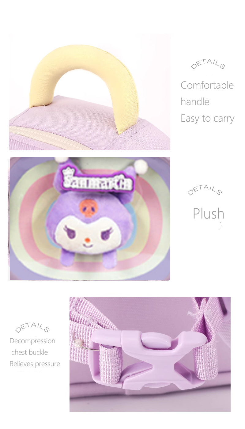 2026 new Kuromie Melody 3-6 years old kindergarten schoolbag ultra ...