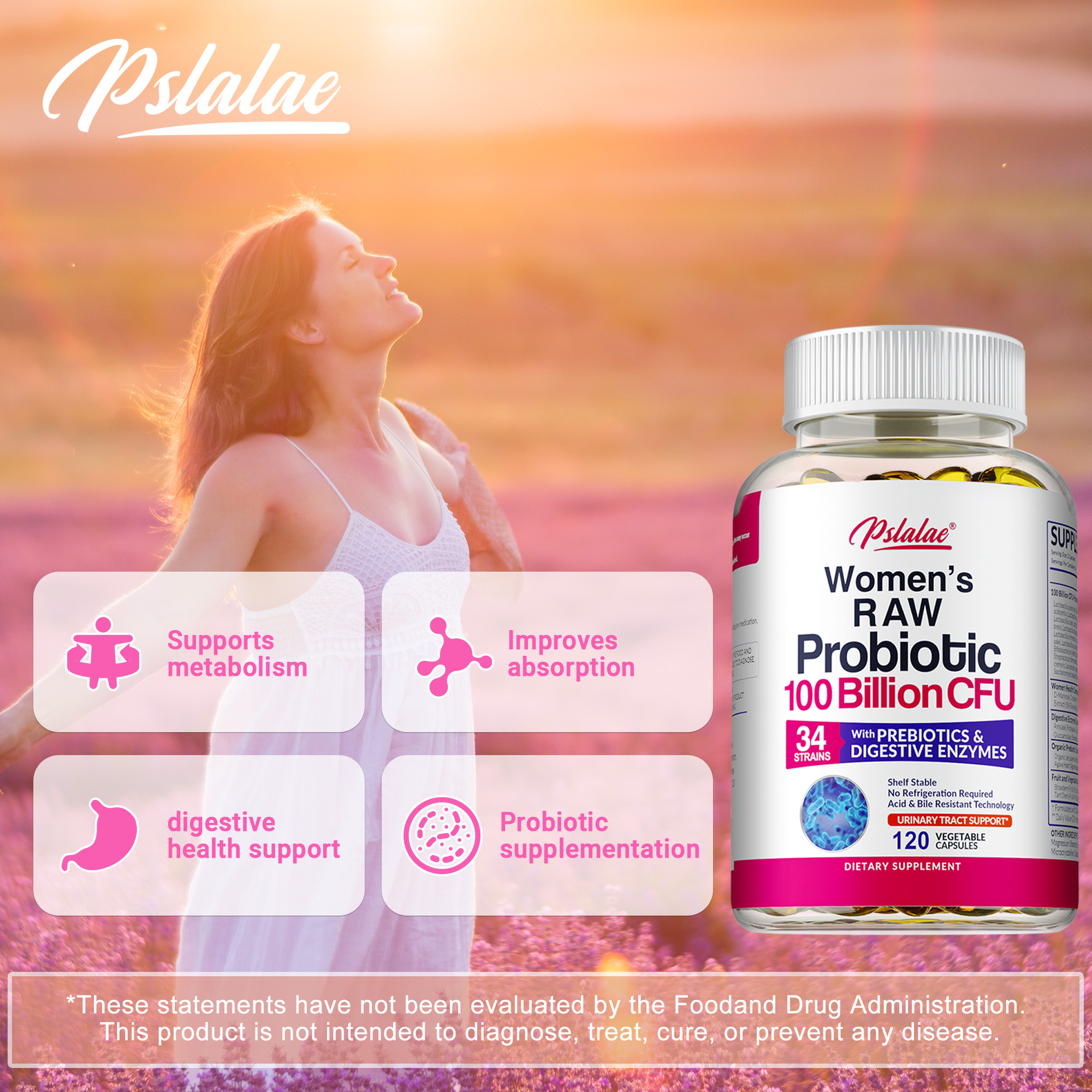 Multi-Strain Probiotics for Men and Women - Probiotic Supplement - 100 ...