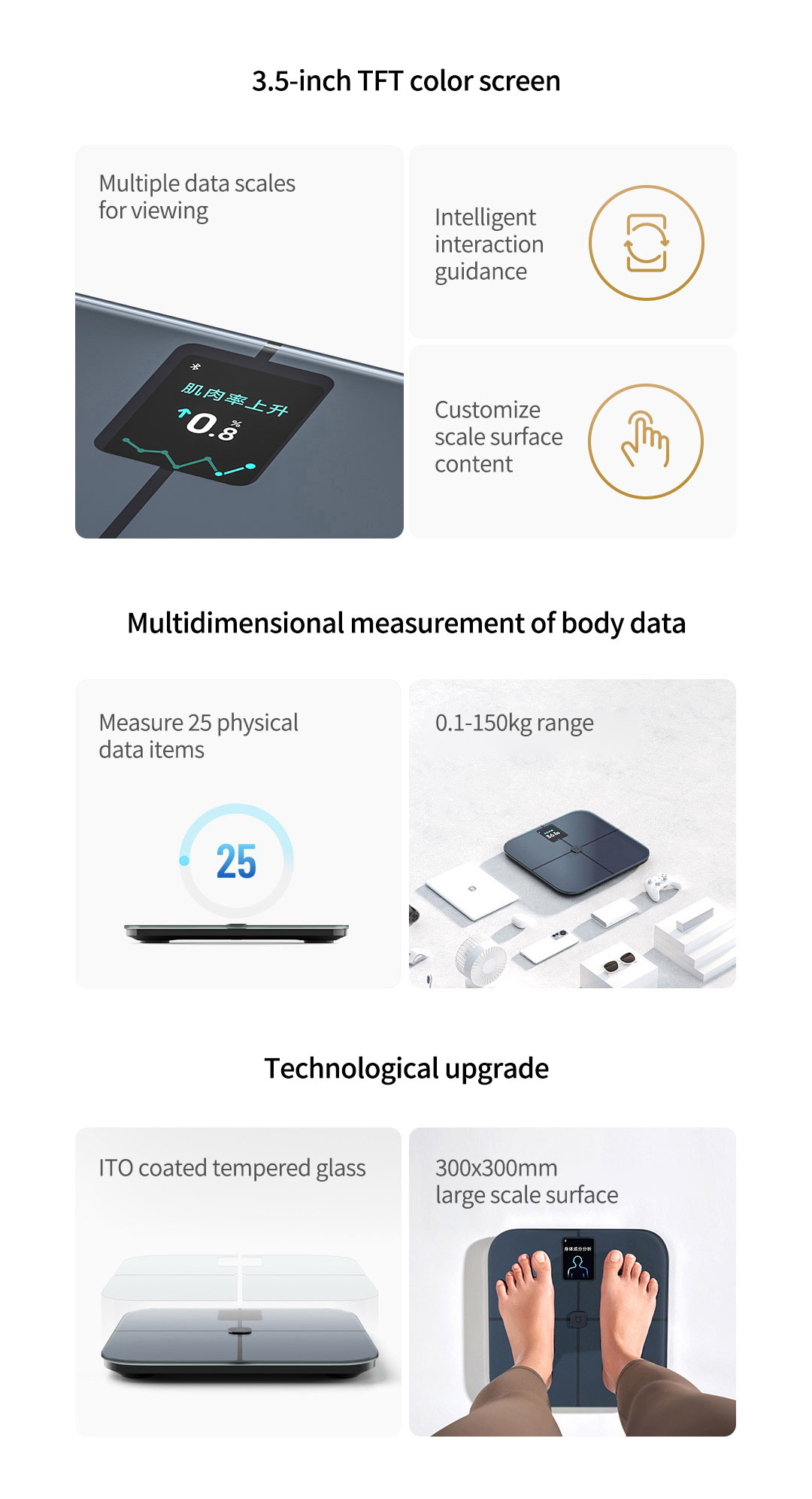 Mijia Smart Body Fat Scale S400 Pro Household Weight Scale Electronic ...