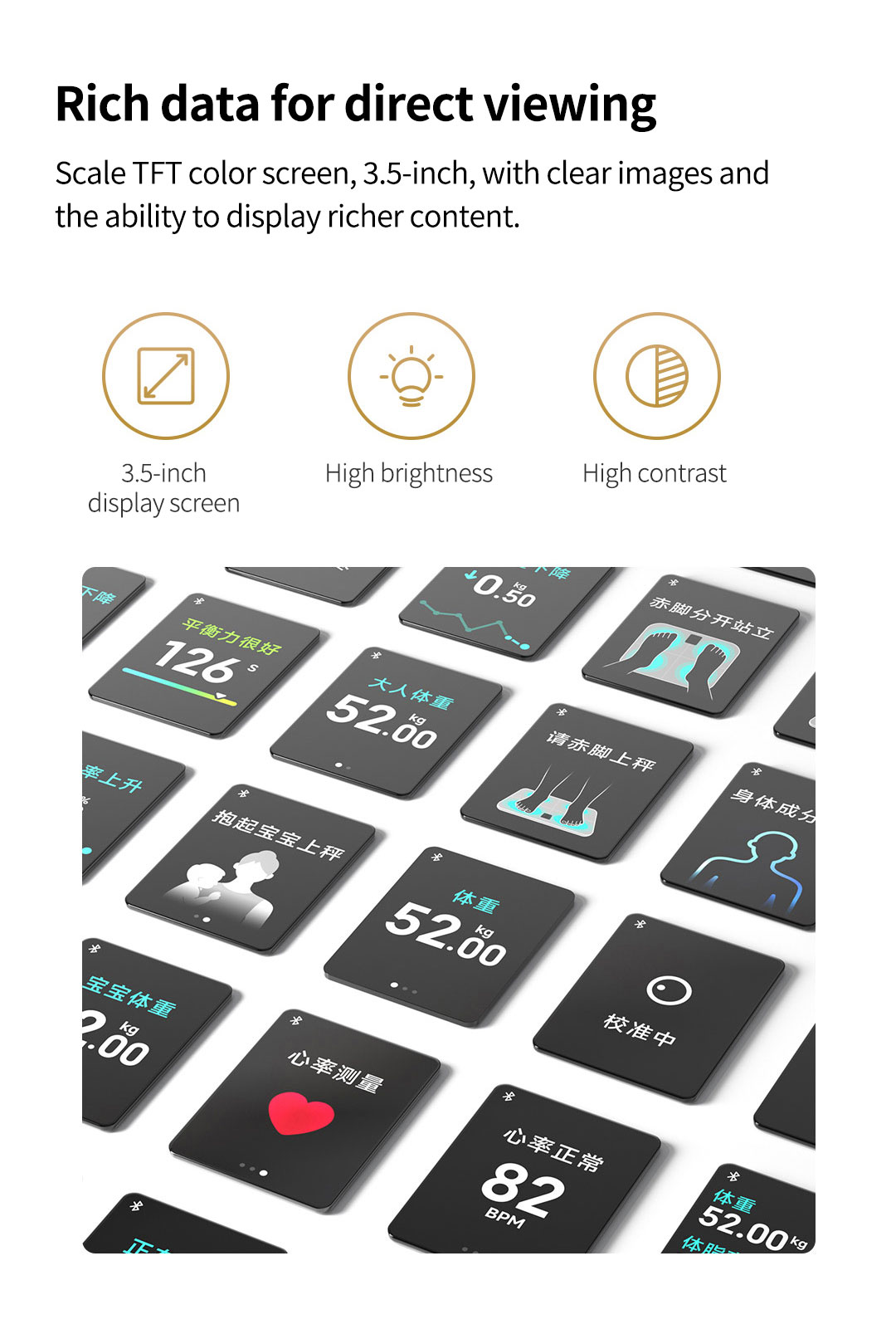 Mijia Smart Body Fat Scale S400 Pro Household Weight Scale Electronic ...