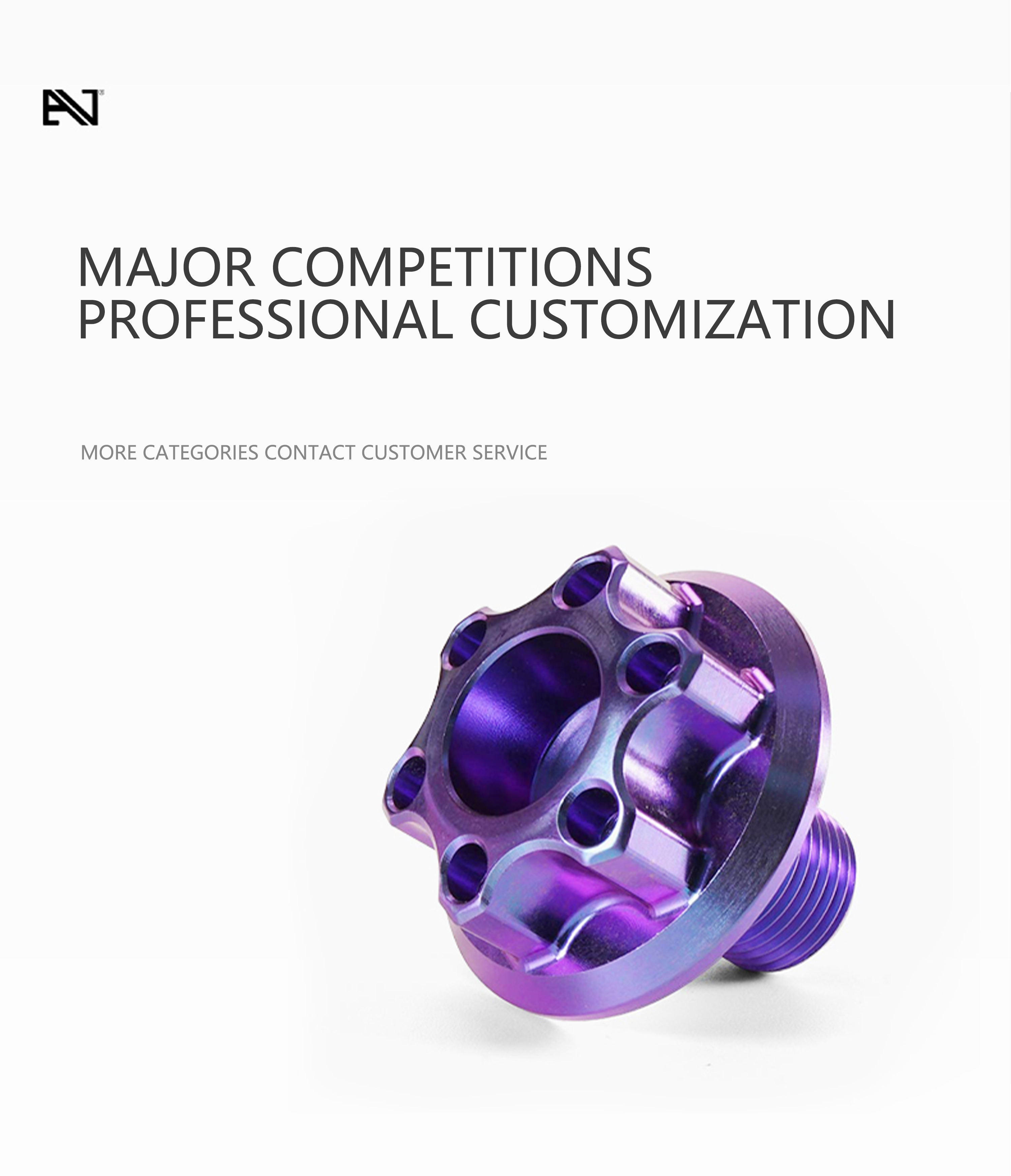 AJ-MOTOR Motorcycle Triple Clamp Fixing Screws Steering Stem Nut For ...