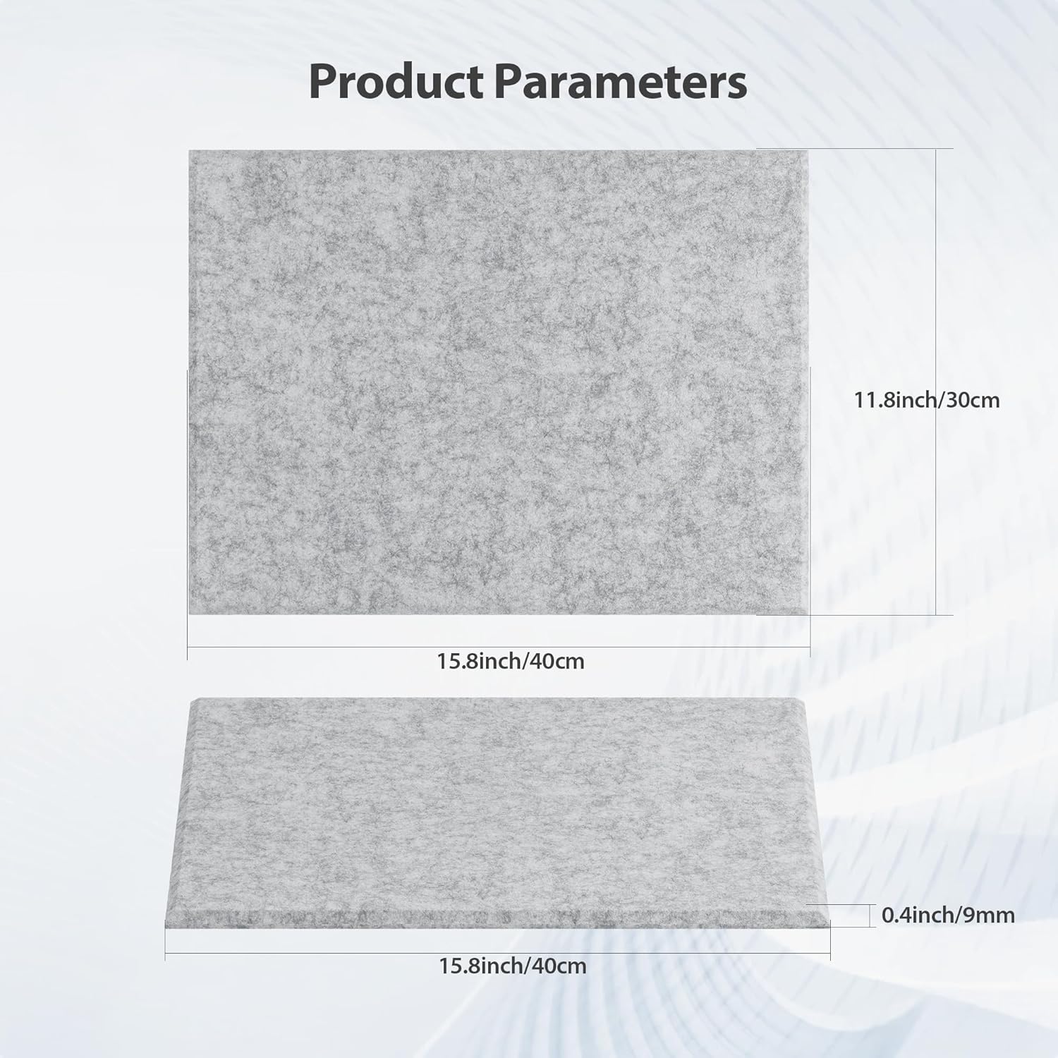 30*40cm Acoustic Panel Self Adhesive Acoustic Sound proof Panels Noise ...