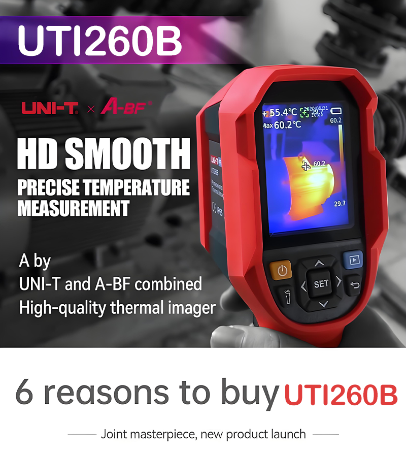 UNI-T UTi260B Infrared Thermal Imager -15~550°C Industrial Thermal ...