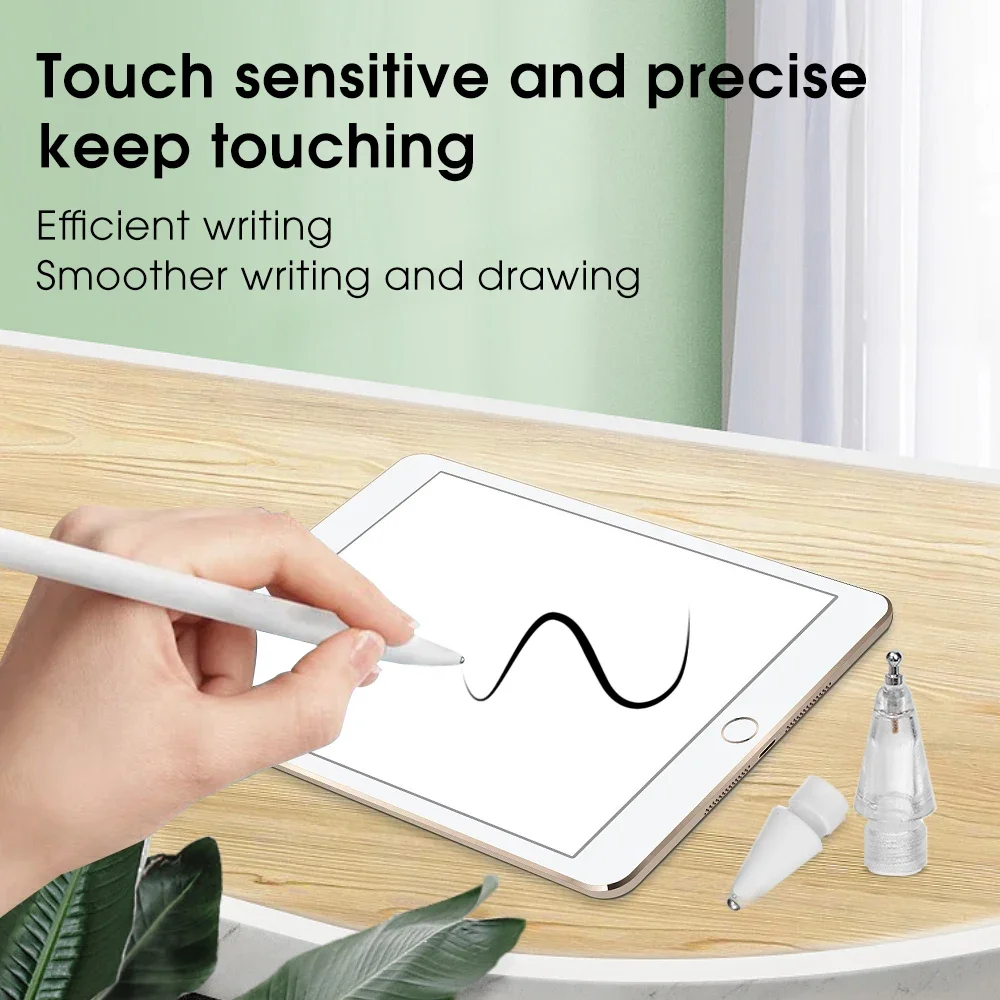 Replaceable Pencil Tips Anti-scratch Shockproof Tablet Stylus Nibs with ...