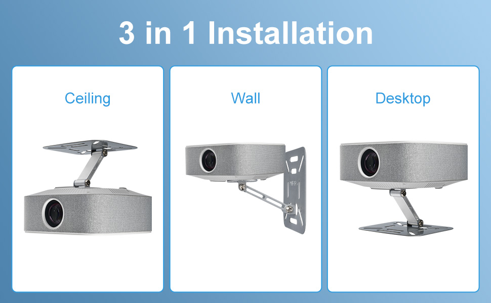 Salange Desktop Projector Stand, Adjustable Projector Mount with 1/4 ...
