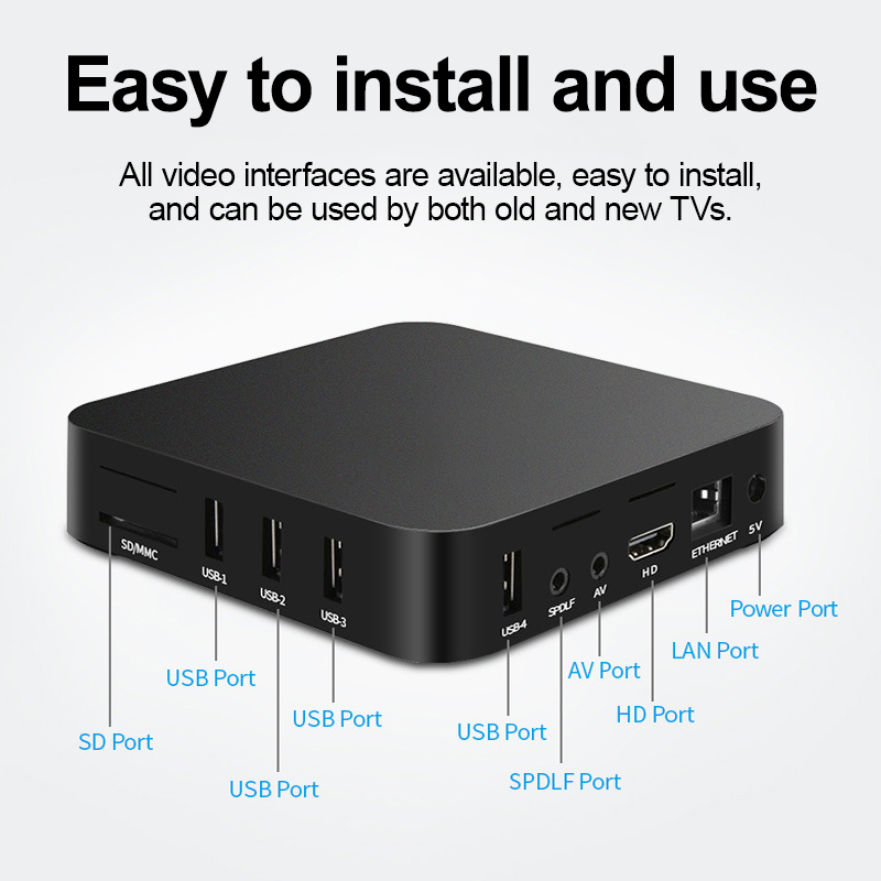 MXQ BOX PRO Latest Version 13.0 Smart TV 5G WIFI TVBOX 16GB+256GB ...