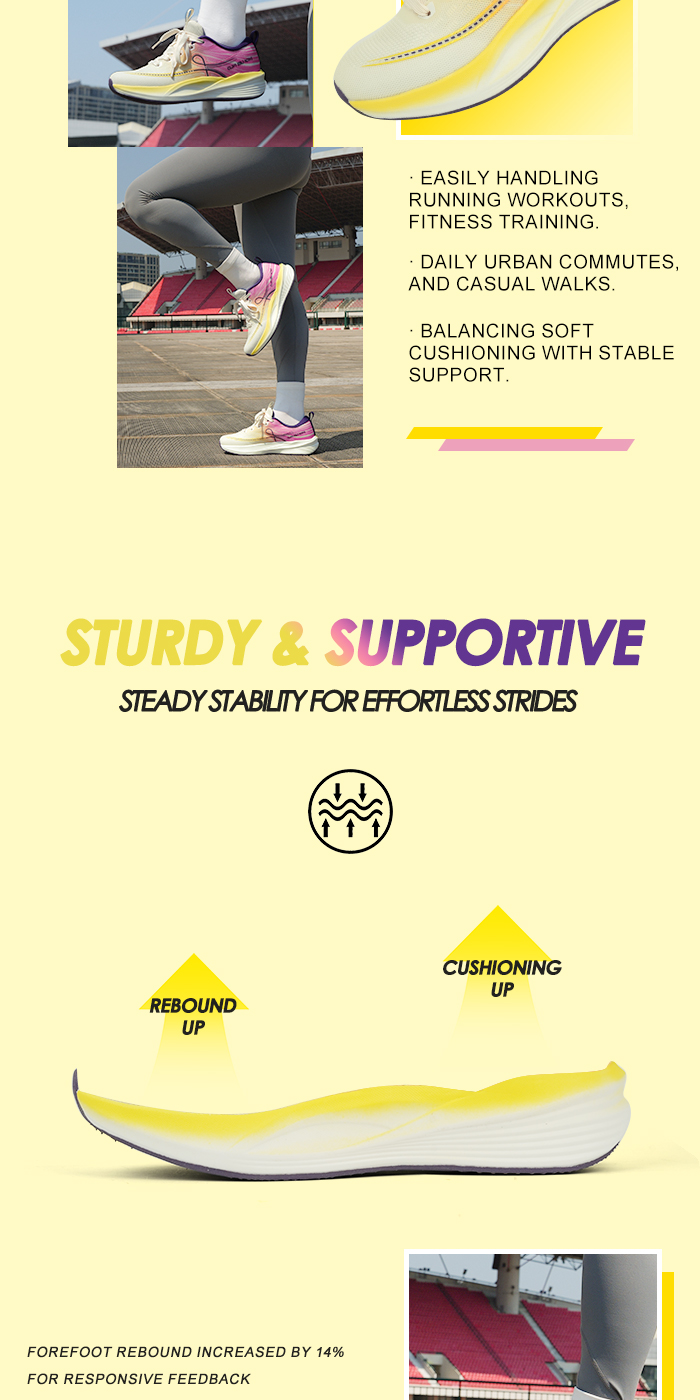 Hawkwell Women's Cloud Zero Active Knit Running Shoes - Cushioned ...