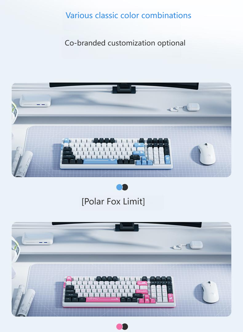 VGN V98Pro V3 Wireless Mechanical Keyboard 96% Hot swappable RGB GASKET ...