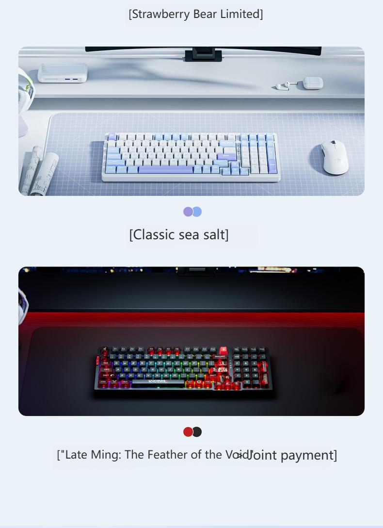 VGN V98Pro V3 Wireless Mechanical Keyboard 96% Hot swappable RGB GASKET ...
