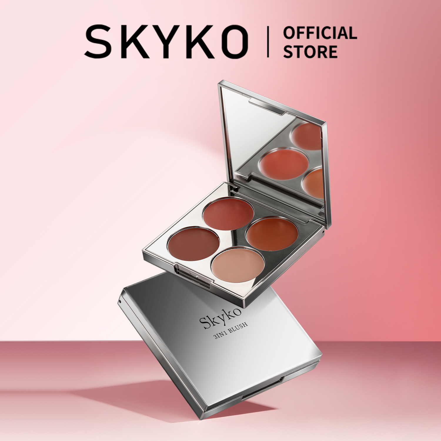 SKYKO 4 In 1 Blush Cream Palette High Pigment 4 Colors In 1 | Shopee ...