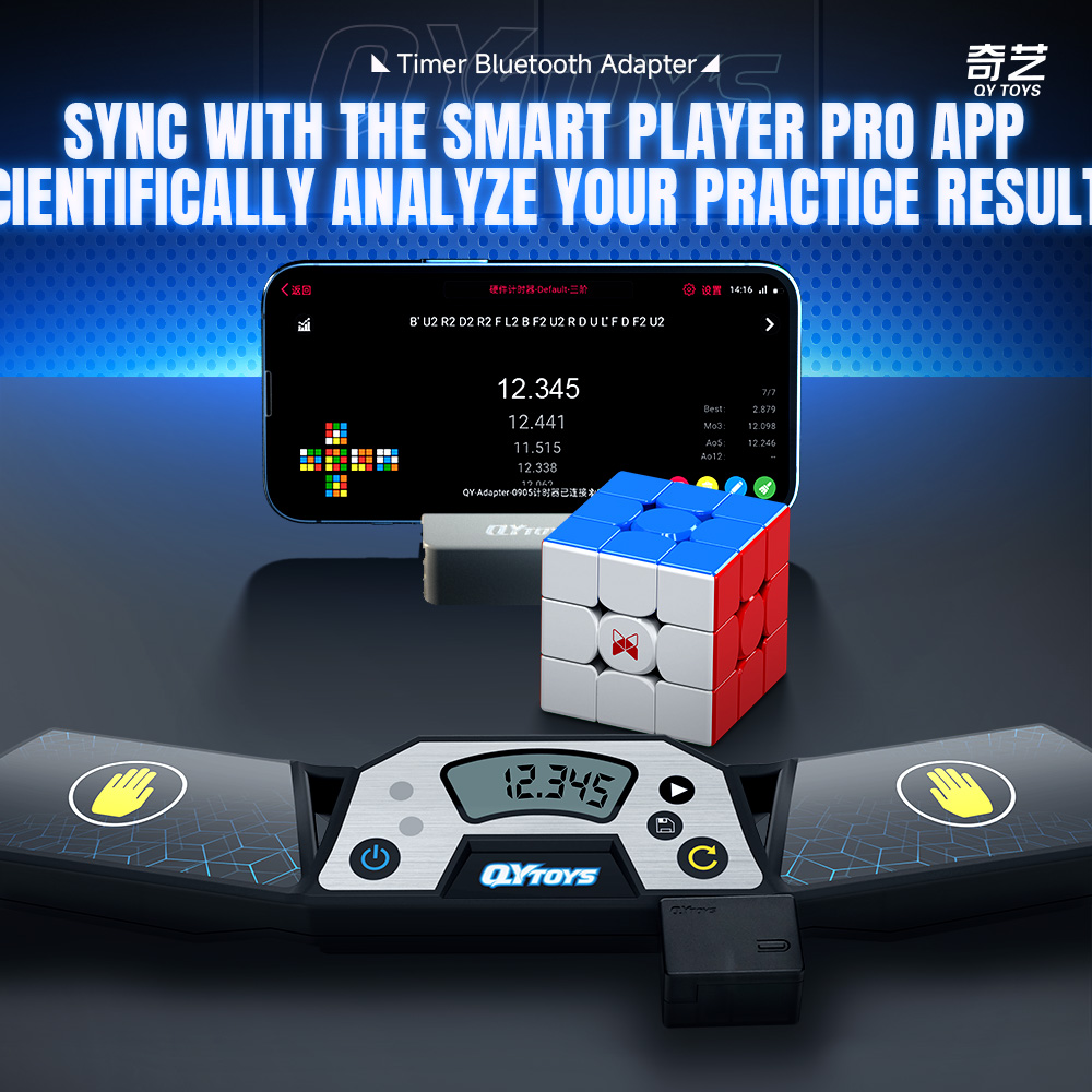 QIYI Timer Bluetooth Adapter Works with Most Popular Speedcubing Timers | Shopee Malaysia