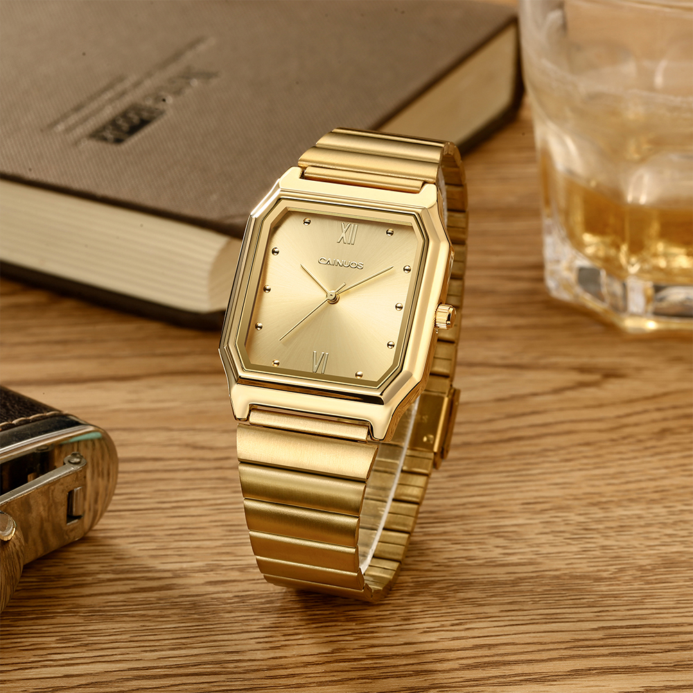 CAINUOS Unisex Watch Fashion Simple Pointer Men's Watch Waterproof ...