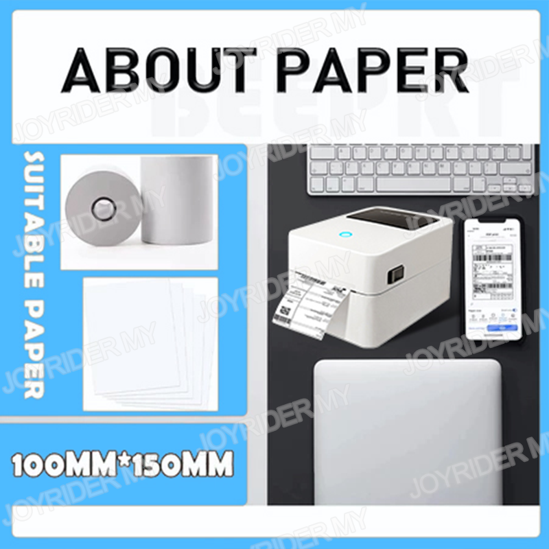 Thermal Printer Bluetooth Waybill Printer Shipping Bluetooth A6 Printer ...