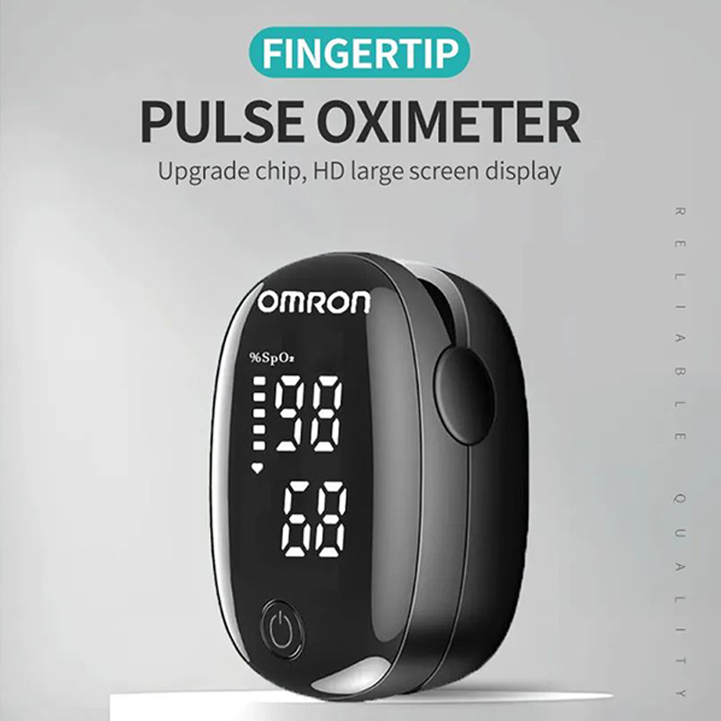 OMRON Pulse Oximeter FDA Fingertip Pulse Rate SpO2 Blood Oxygen ...