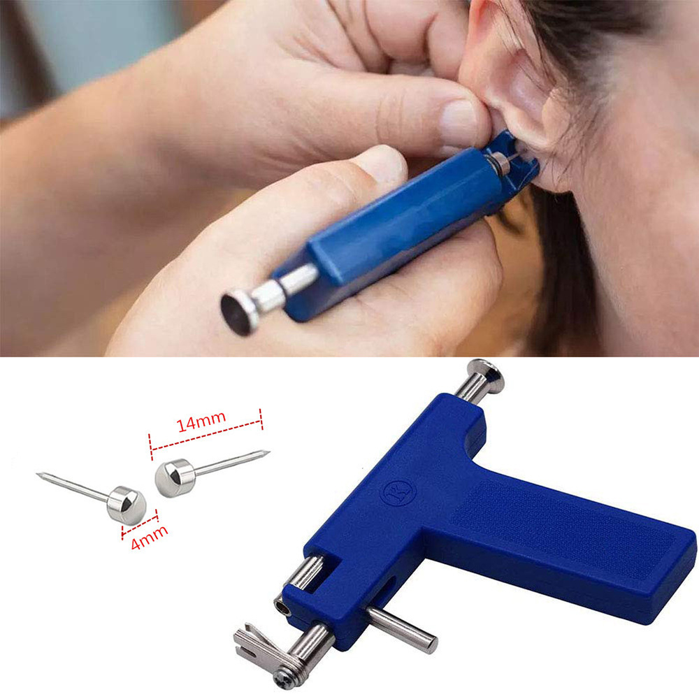 Home Ear Piercing Kit Professional Full Set with Sterilized Tools for ...