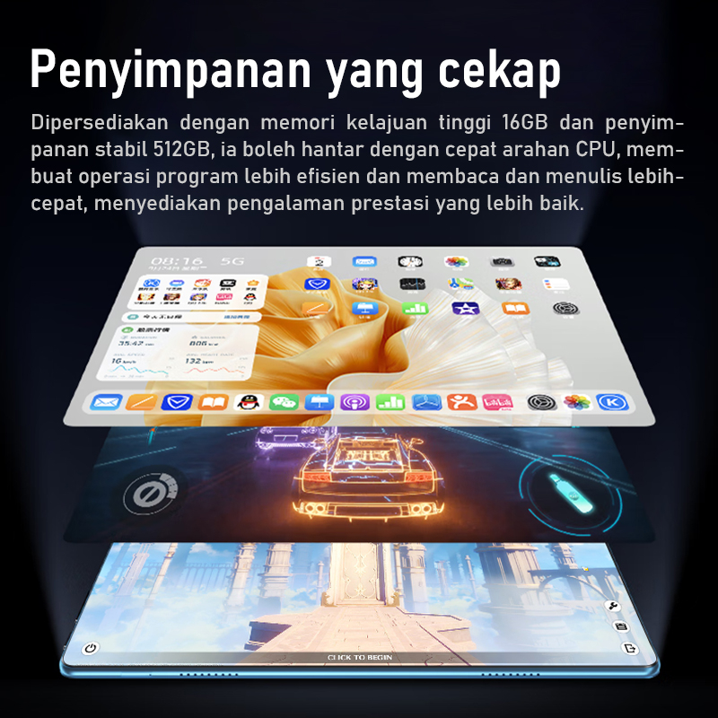 Tablet REALME Tab pro Slim Eye Protection Screen Tablet PC 11Inch 16GB+1024GB Smart Android ...