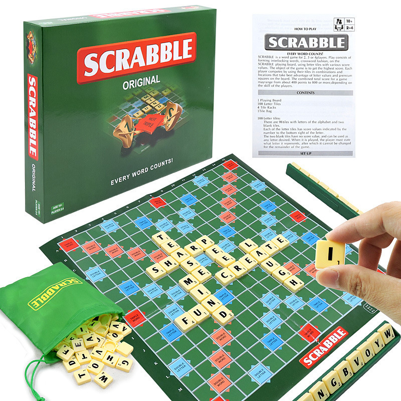 Scrabble: 2 Classic Scoring Counters and Molded Tile Racks | Classic ...