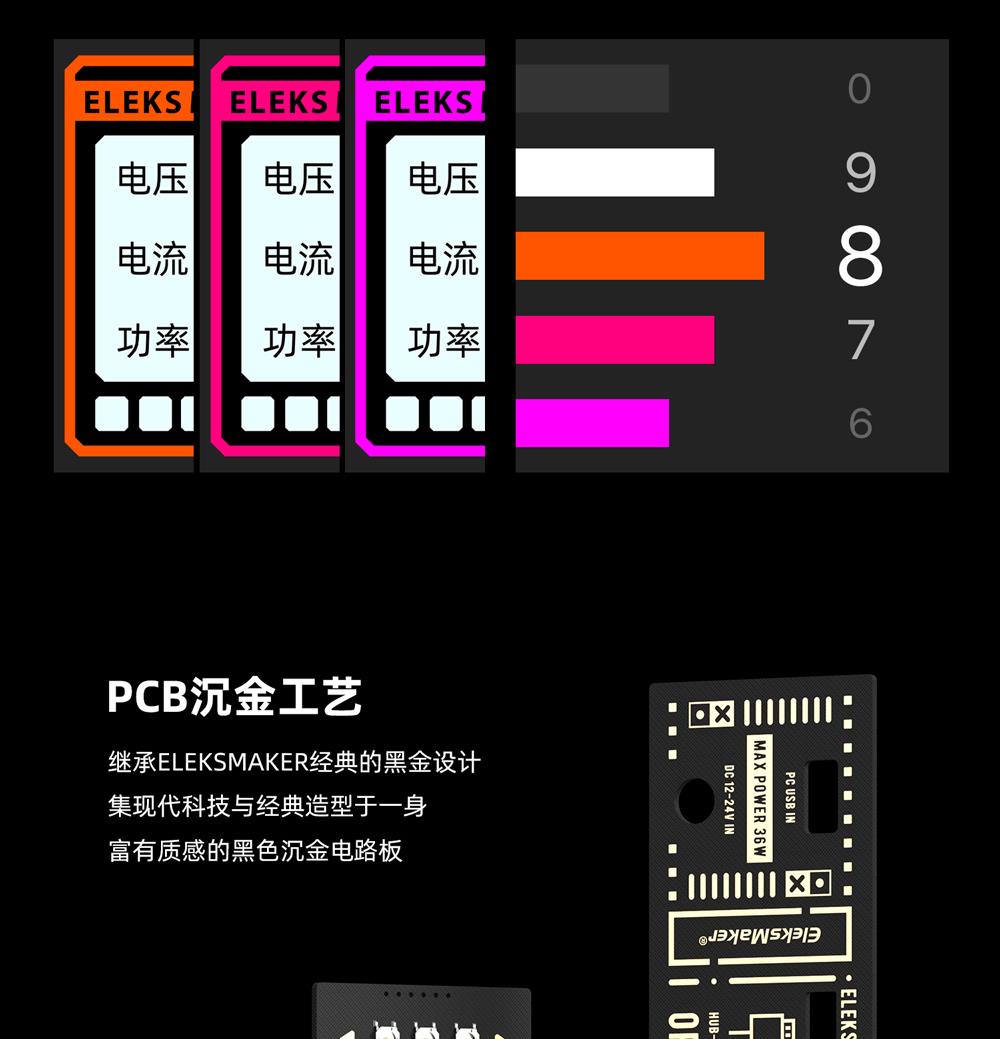 EleksMaker | NK6P Area USB Switch HUB Expansion Expansion Jarvis Voice ...