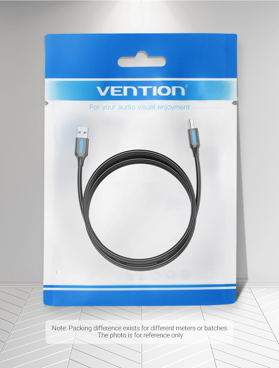 Vention USB 2.0 Printer Cable A Male to B Male Durable Connection Wire ...