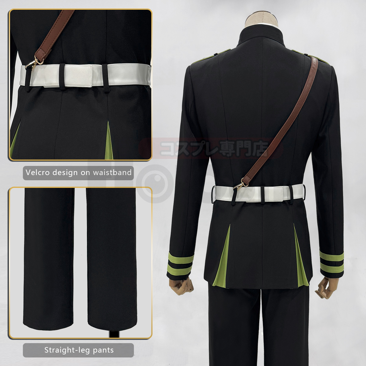 HOLOUN Yuichiro Hyakuya Cosplay Costume Seraph of the end Anime Cartoon ...