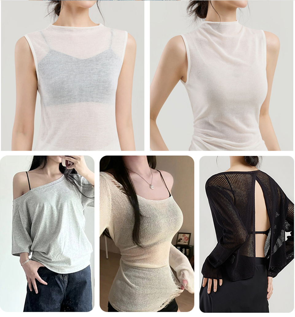 FallSweet Seamless Skin Invisible Backless Bras for Women Jelly Soft Support Ultra-Thin Bralette ...