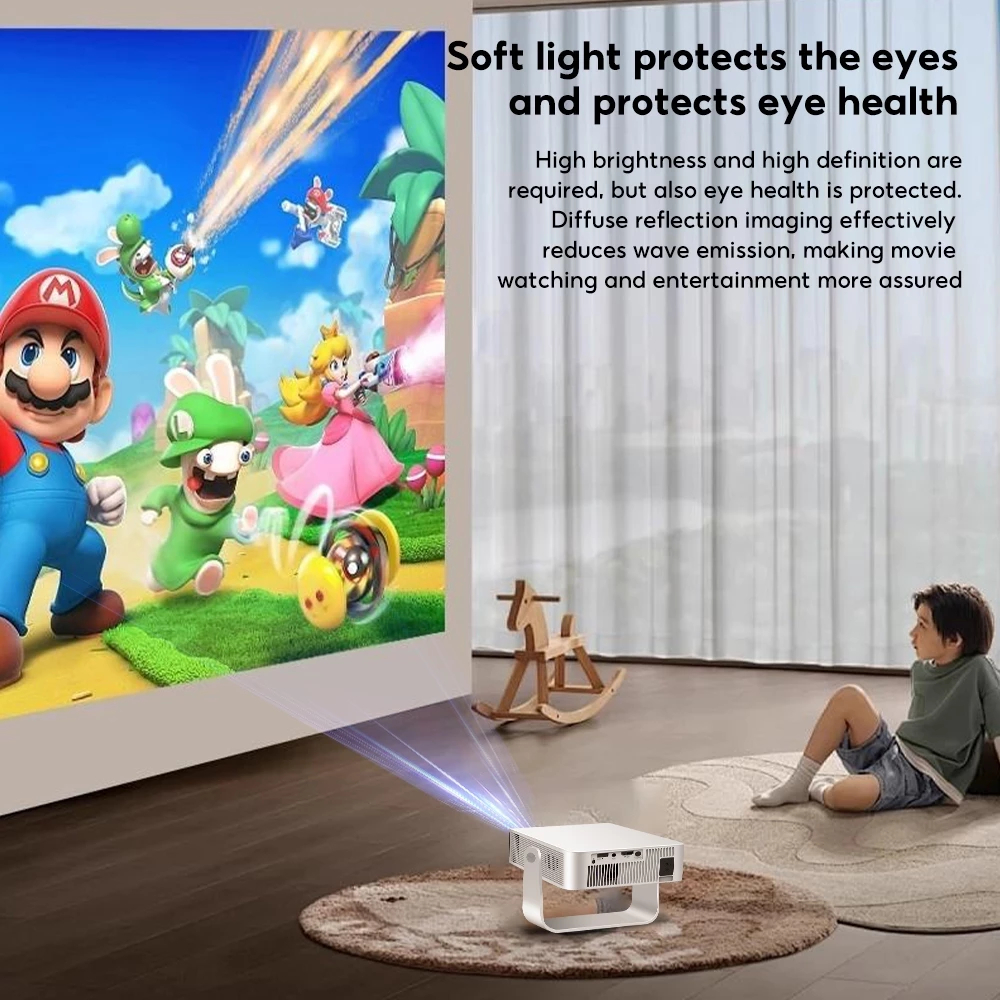X3 Mini Projector with WiFi and Bluetooth Native 1080P Portable Outdoor ...