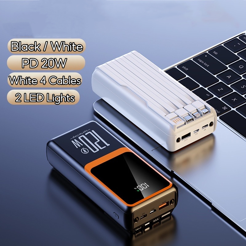 PowerBank 120000mAh Original Power Bank 3.0A Support fast charging 4 ...