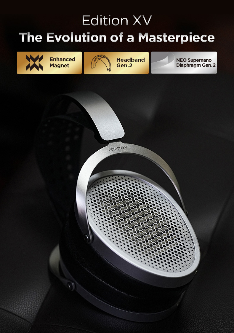 HIFIMAN EDITION XV Open-Back Over-Ear Full-Size Headphones with ...