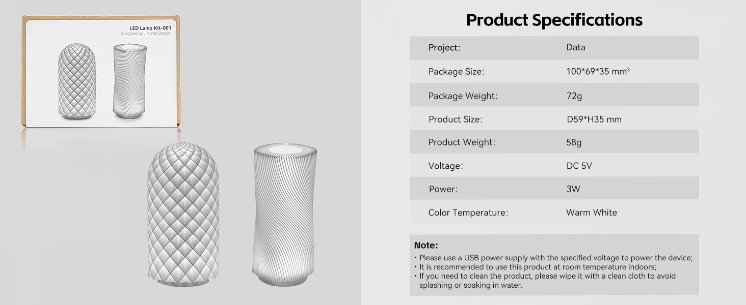 【UniTak3D】3D Printer LED Lamp Components for Bambu Lab A1/A1 Mini,P1P ...