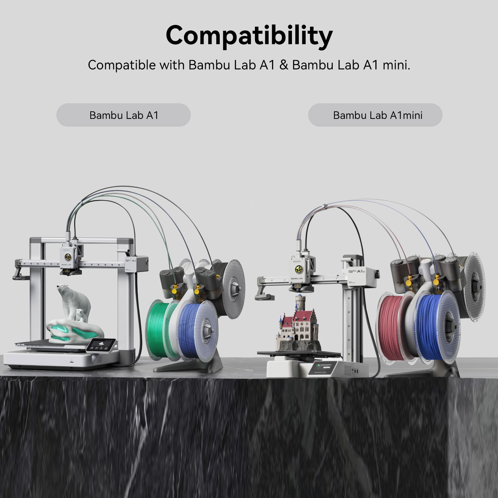 3D Printer Purge Wiper & Waste Dispenser for Bambu Lab A1/A1 Mini 3D ...