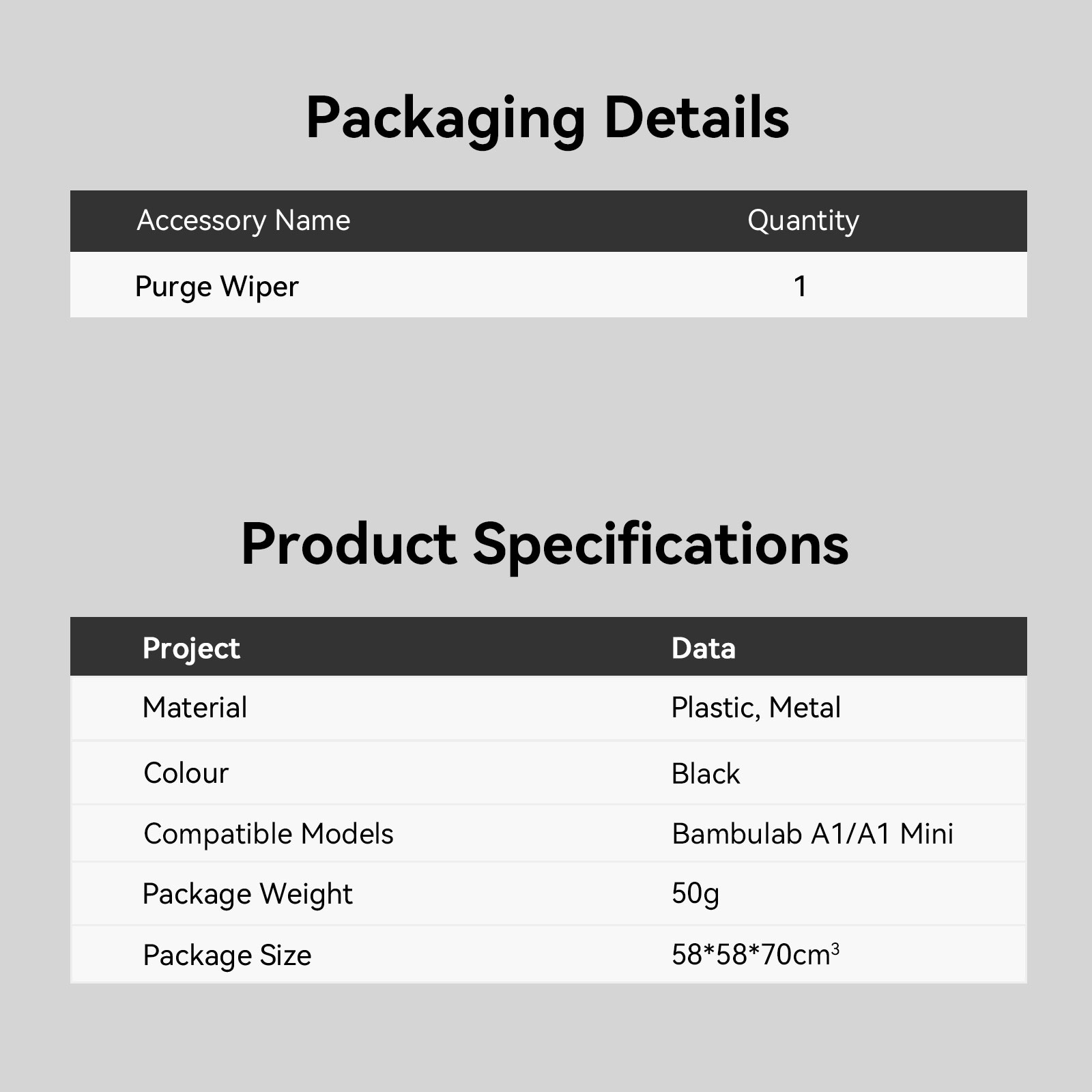 3D Printer Purge Wiper & Waste Dispenser for Bambu Lab A1/A1 Mini 3D ...