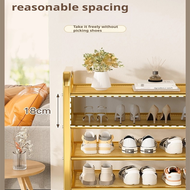 Metal Shoe Rack Shoe Cabinet Rack Rak Besi Indoor Outdoor Rack Rak ...