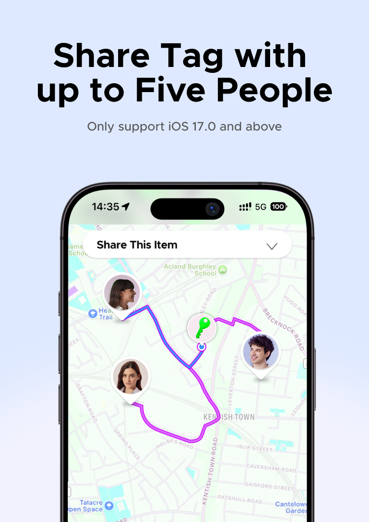 UGREEN Smart Tag Smart Locator Anti Lost Bluetooth5.0 Finder tracker ...