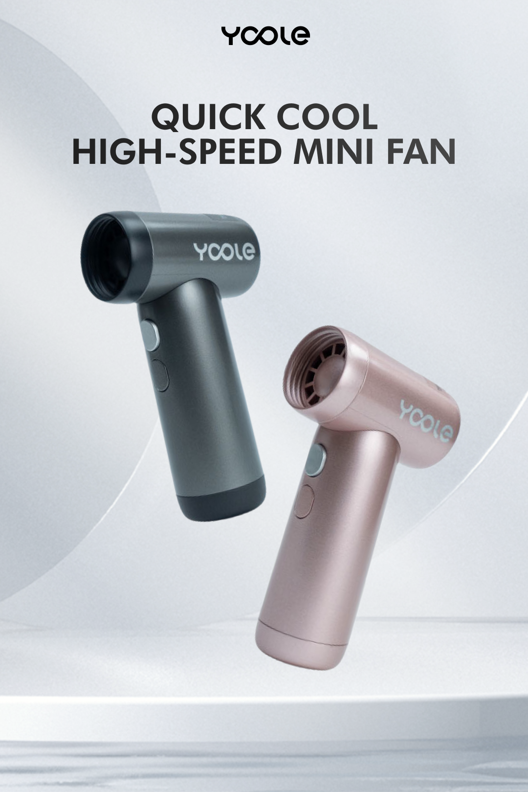 YOOLE Quick Cool High-speed Mini Fan | Light Weight | Strong Wind ...
