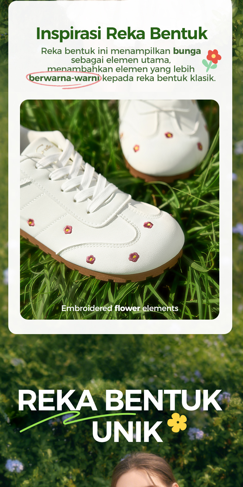 【CNY ootd-CNY gift】Corolla Bunga Shoes – Kasut Ringan & Selesa Untuk ...