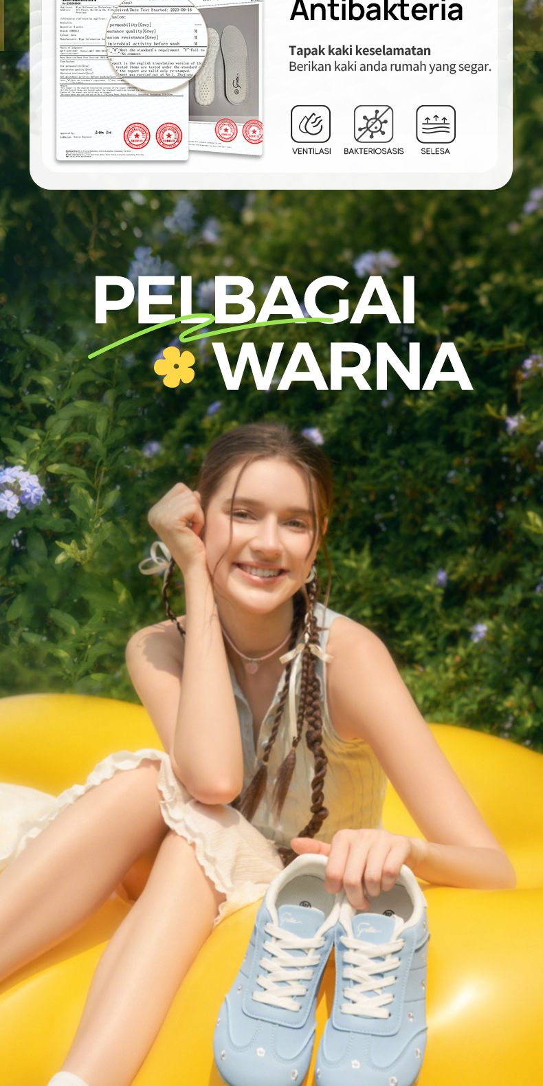 【CNY ootd-CNY gift】Corolla Bunga Shoes – Kasut Ringan & Selesa Untuk ...