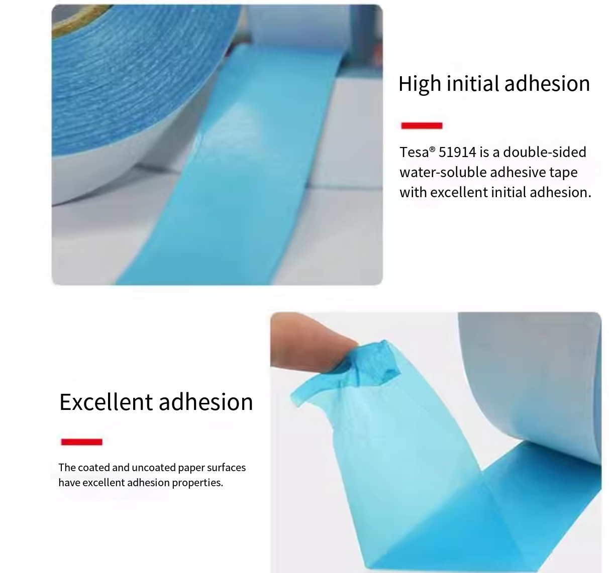 Tesa 51914 Adhesive Tape Blue Double-Sided Adhesive Tape | Shopee Malaysia