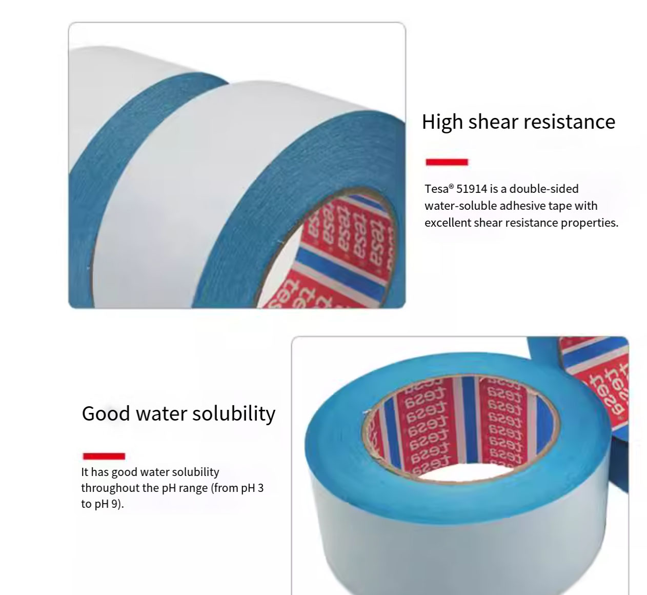 Tesa 51914 Adhesive Tape Blue Double-Sided Adhesive Tape | Shopee Malaysia