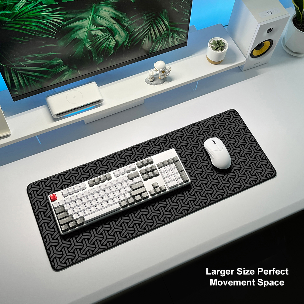Large Grey Brick Mousepads, Stitched Edge Gaming Mouse Pad, Non-Slip ...