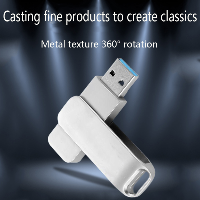 Kingston Metal 360°Rotating Flash Memory Driver 2TB 1TB 256GB 512GB ...