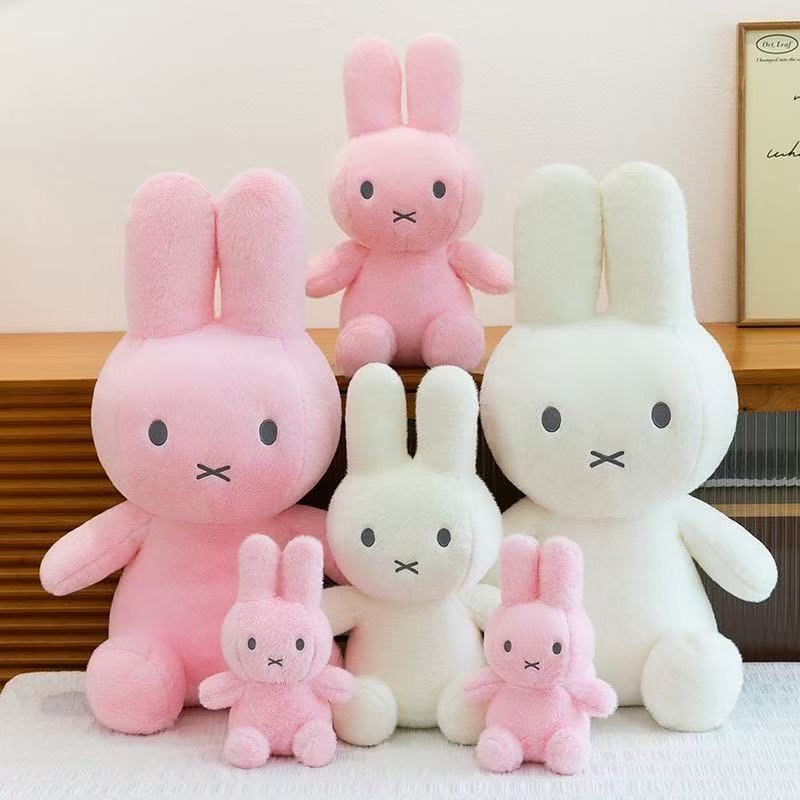 Japanese Miffy Rabbit Doll Plush Cute Bunny Miffy Stuffed Pillow Soft ...
